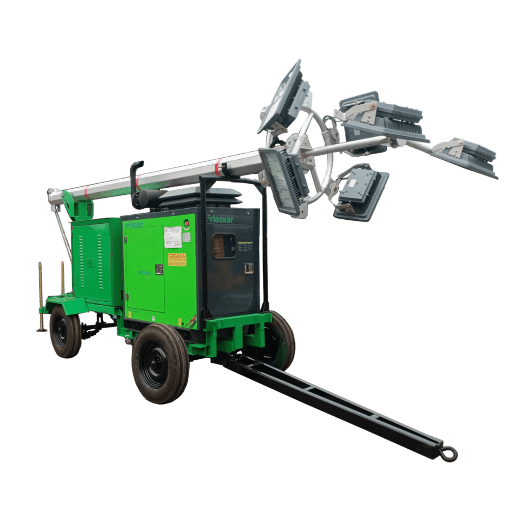Solar Mobile Lighting Tower - Sigma Search Lights Ltd
